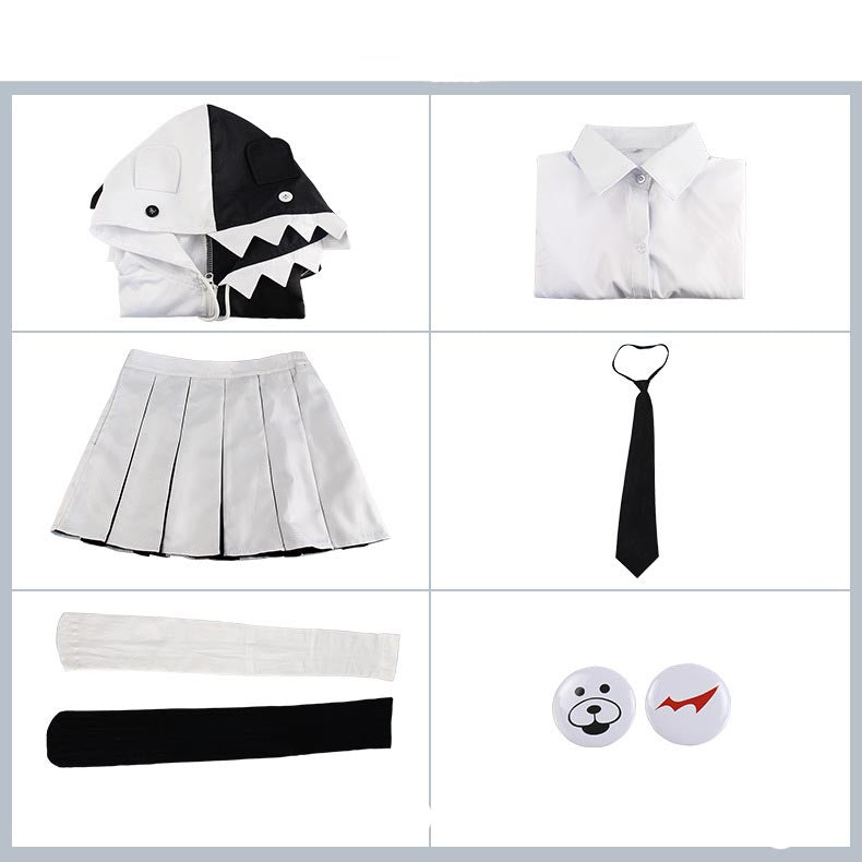 Danganronpa Monokuma Cosplay Costume Suit Halloween Costume Outfit ...