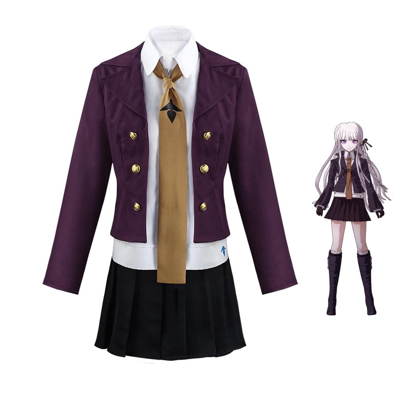 Danganronpa: Trigger Happy Havoc Kyoko Kirigiri Cosplay Uniform Costum ...
