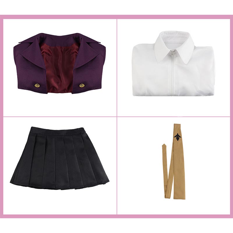 Danganronpa: Trigger Happy Havoc Kyoko Kirigiri Cosplay Uniform With W ...