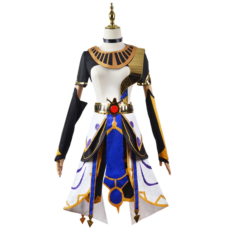Genshin Impact Cosplay Cyno Whole Set Costume With Wigs Hats and Cospl ...