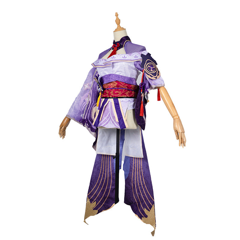 Genshin Impact Raiden Shogun Ei Cosplay Costume Deluxe Version Hallowe ...