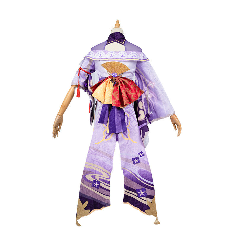 Genshin Impact Raiden Shogun Ei Cosplay Costume Deluxe Version Hallowe ...