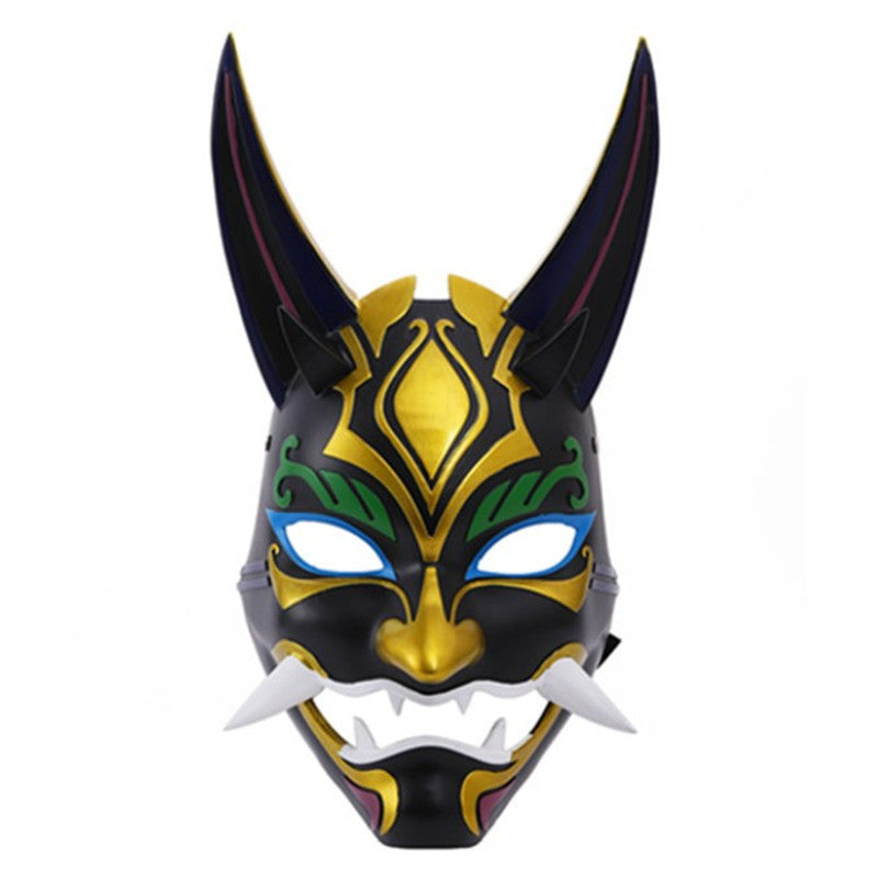 Genshin Impact Yaksha Xiao Costume Mask Cosplay Accessories Resin Yaks ...