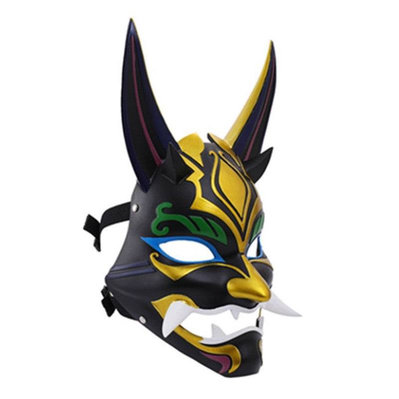 Genshin Impact Yaksha Xiao Costume Mask Cosplay Accessories Resin Yaks ...