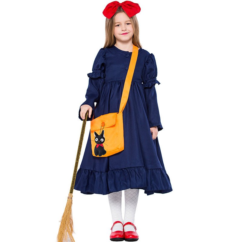 Kiki's Delivery Service Kids Girls Kiki Halloween Costume – ProCosplayShop