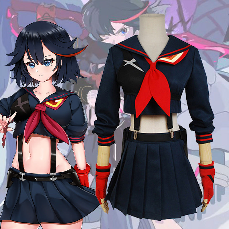 Anime Kill La Kill Cosplay Costume Ryuko Matoi Cosplay Suit Halloween ...