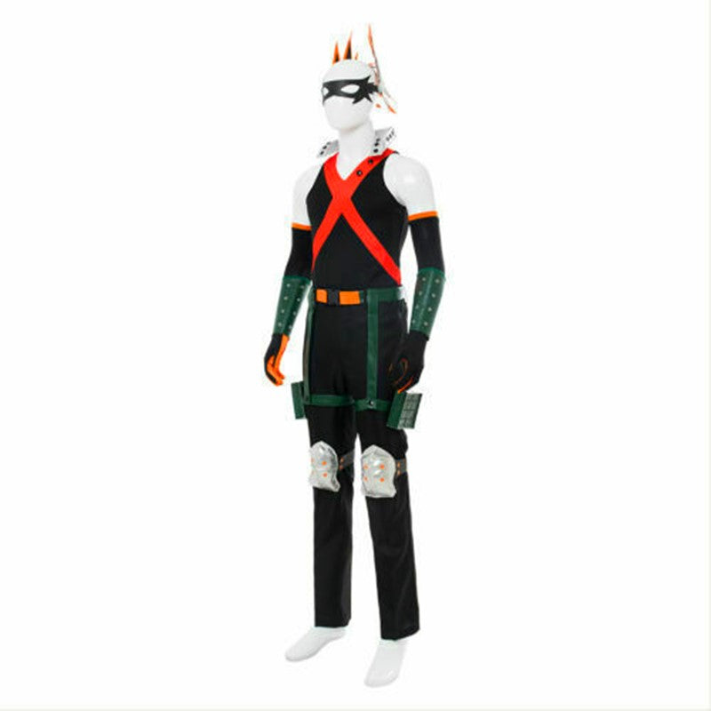 Katsuki Bakugo Hero Costume Kacchan Fighting Outfit Costume Full Set W ...