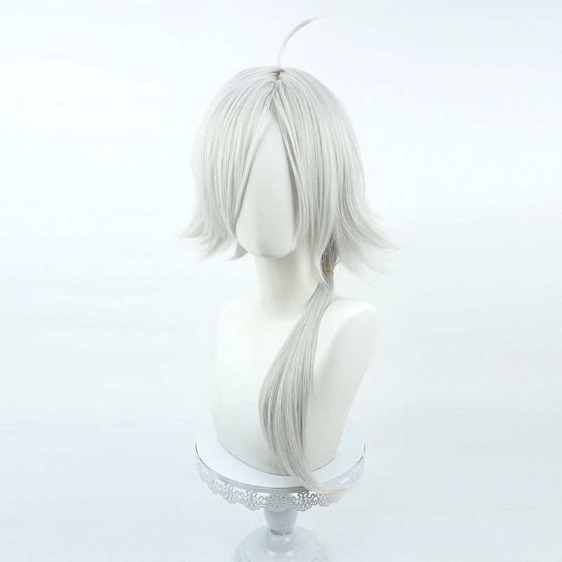 Anime Spy Classroom Costume Glint Monika Cosplay Wigs Silver Ponytail ...
